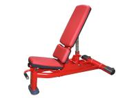 China Red Adjustable Dumbbell Bench 106cm Height Commercial Gym Equipment for sale
