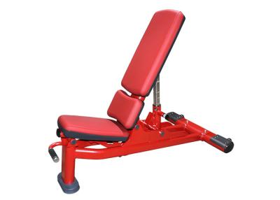 China Red Adjustable Dumbbell Bench 106cm Height Commercial Gym Equipment for sale