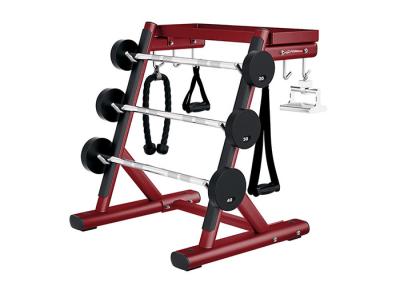 China Commercial Grade Gym Equipment Handle Rack Powder Coated 3 Layer Electrostatic Spraying for sale