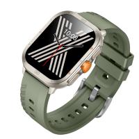 China KW285 2.01 Inch AMOLED Smartwatch with Bluetooth Calling and 1000 Nits Brightness - 100+ Sports Modes Fitness Tracker for sale