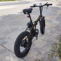 China 500W Brushless Motor Fat Tire Electric Mountain Bike 48V/10.4AH Lithium Battery for sale