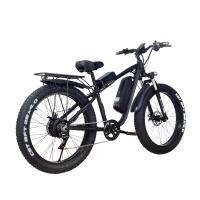 China 30-50Km/H Mountain Snow Bike Electric Bicycle Full Suspension 7 Speed for sale