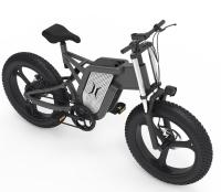 China 55km/H Max Speed Electric City Bikes 48v 500w Electric Bike Light Operation for sale