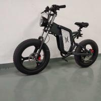 China Latest Trendy Men'S Fat Tire Electric Bike Aluminum Alloy Frame 55km/H for sale