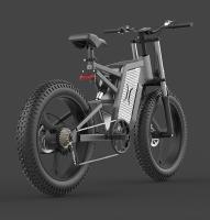 China Latest Faster Charging Girls Fat Tire Electric Mountain Bike 31 - 60km Range for sale