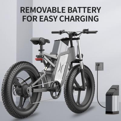 China Long Endurance Fat Tyre Electric City Bikes 55km/H 7 Speed Gears for sale