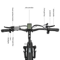 China Professional 500watt City Cross E Bike Fat Tire Foldable Ebike 30-50Km/H for sale