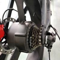 China Latest 1000w 48v 15ah Dual Motor Electric Mountain Bike 7 Speed 25 - 30km for sale