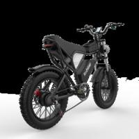 China Removable Battery Off Road Fat Tire Electric Bike 40 Miles Steel Frame for sale