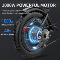 China 48 Volt 1000 Watt Electric Bike 20AH 40Miles 20MPH  Men'S Step Through Electric Bike for sale