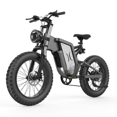 China 2000 Watt Fat Tire Electric Bike 48V 30AH Powerful Mountain Electric Bicycle for sale