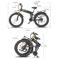 China Trendy 26 Inch Electric Bike Adult Electric Mountain Bike 21 Speed Gears for sale