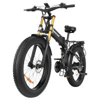 China Folding 26 Inch Electric Bike 1000watt 14AH/48V Customizable Color for sale
