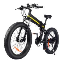 China 7 Speed Lithium Battery Folding Fat Tire Electric Bike 60v For Unisex for sale