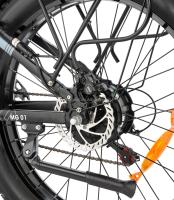 China Unisex 21 Speed Folding Fat Tire Electric Bike Customizable Color 30-50Km/H for sale