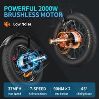 China 52v Electric Assist Fat Bike Fat Tire E Mountain Bike 1000w 55KM/H for sale