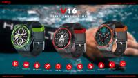 China Man 400mAh Android Bluetooth Smartwatch With Heart Rate For Sport for sale