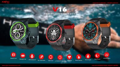 China Man 400mAh Android Bluetooth Smartwatch With Heart Rate For Sport for sale