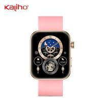China 1.83inch digital hydration reminder wearfit custom gps tracking caller id fitness monitoring P80 smart phone calling J11 watch students kids swimming pool sports meeting conference gym for sale