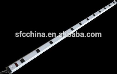 China UL C-UL Certified 12 Outlet Heavy Duty Power Strip 15A 125V for USA Canada Mexico for sale