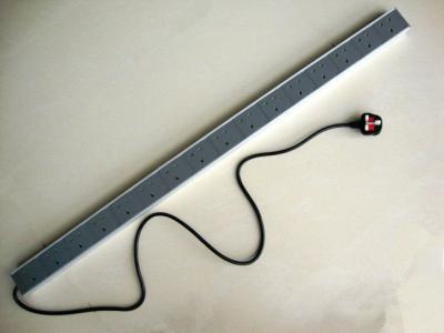 China 16 Port Outlet UK Power Strip PDU 13A Surge Protected Extension Cord for sale