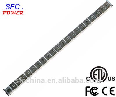 China ETL FCC CE Approved Aluminum Alloy 5V 2.1A USB 20 Port Charger for Laptop and Cell Phone Smart Charging Strip for sale
