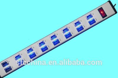 China 16-Port USB Charging Station 5V 2.4A per Port for iPad Mobile MP3 Devices for sale