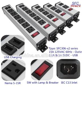 China USB Charging Desktop Socket 5V 2.4A & 1A Dual Port Tabletop Power Outlet for sale