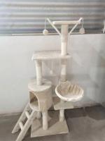 China ISO9001 2008 FSCI BSCI Certified Wooden Cat Tree with Large Condo and Multilevel Design for sale