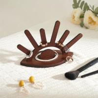China Wooden Ring Holder Stand Creative Jewelry Display for Ornaments Gift Package Included for sale
