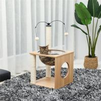 China OEM ODM Accepted Elegant Cats Tree Space Capsule with Floating Nest and Hanging Balls for sale