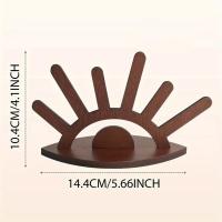 China Wooden Ring Holder Stand Creative Jewelry Display for Ornaments Gift Package Included for sale