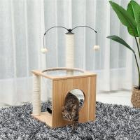 China OEM ODM Accepted Elegant Cats Tree Space Capsule with Floating Nest and Hanging Balls for sale