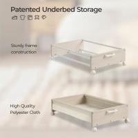 China Tableware Storage Under Bed Drawers with Heavy Duty Wooden Containers and Logo Acceptable for sale