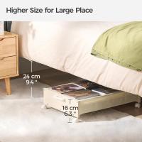 China Tableware Storage Under Bed Drawers with Heavy Duty Wooden Containers and Logo Acceptable for sale