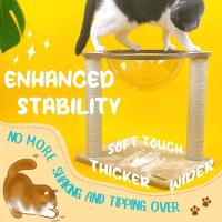 China Modern Cat Tree With Hammock Natural Sisal Rope For Indoor Cats And Kittens Wood Cat Furniture for sale