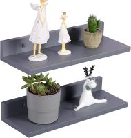 China Decorative Wall Shelf Set Of 2 Pine Wood Floating Shelves Wall Mounted for Living Room for sale