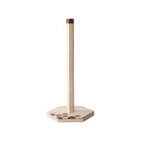 China Logo Customized Logo Acceptable Varnished Wooden Toilet Paper Holder for Bathroom for sale