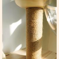 China Customized Size Wood Cat Tower with Multi-Level Climbing Frame Scratcher Components for sale