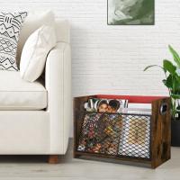 China Home Decorations Varnished Desktop Storage Basket for Letters Books Newspapers for sale