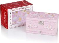 China Gift Package Custom Princess MDF Pink Ballerina Theme Musical Jewelry Box for Girls for sale