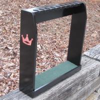 China Black Finish Wood Floor or Wall Rack Ideal for Rare Scotty Cameron Golf Clubs Display for sale