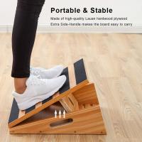 China Professional Wooden Slant Board Incline Calf Stretch Board for Art Rehabilitation for sale