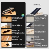 China Professional Wooden Slant Board Incline Calf Stretch Board for Art Rehabilitation for sale