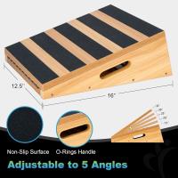 China Professional Wooden Slant Board Incline Calf Stretch Board for Art Rehabilitation for sale