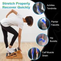 China Professional Wooden Slant Board Incline Calf Stretch Board for Art Rehabilitation for sale