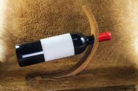 China Custom Size and Color Service for Stamping Printing Handling Olive Wood Bottle Holder for sale