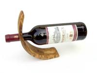 China Custom Size and Color Service for Stamping Printing Handling Olive Wood Bottle Holder for sale