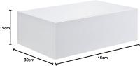China Convenient Hallway Storage Solid Wood Wall Floating Shelf with Drawer 46 x 30 x 15 cm for sale