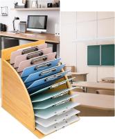 China Multifunction Wooden Clipboard Organizer for Classroom and Office Wooden Lockable for sale